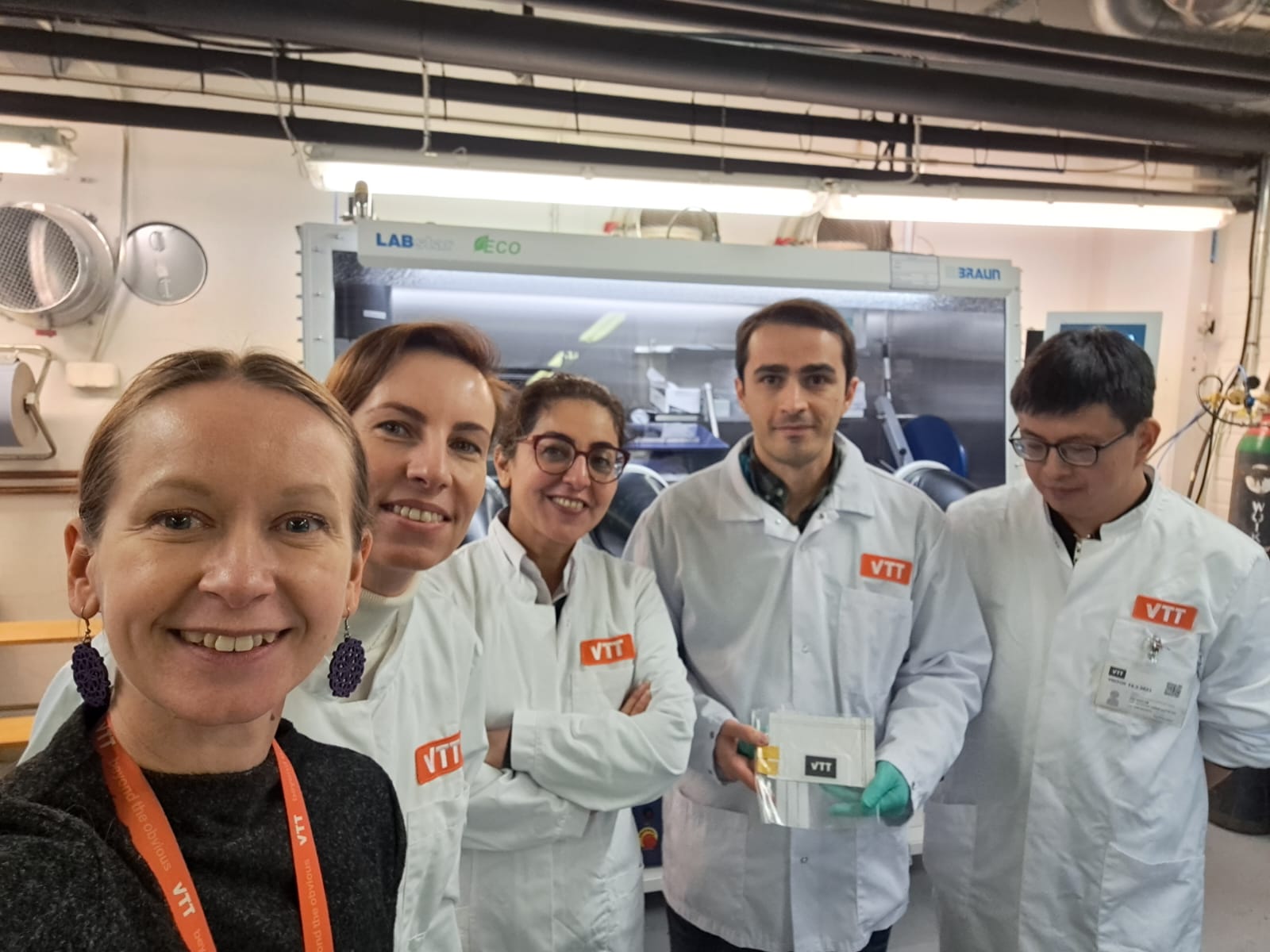 Hands-on workshop for pouch cell assembly. - EU-Project Twinvector