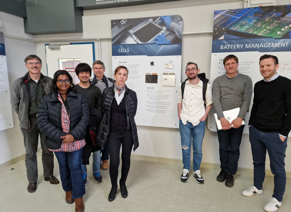 KIT Lab visit by TBU partner - EU-Project Twinvector